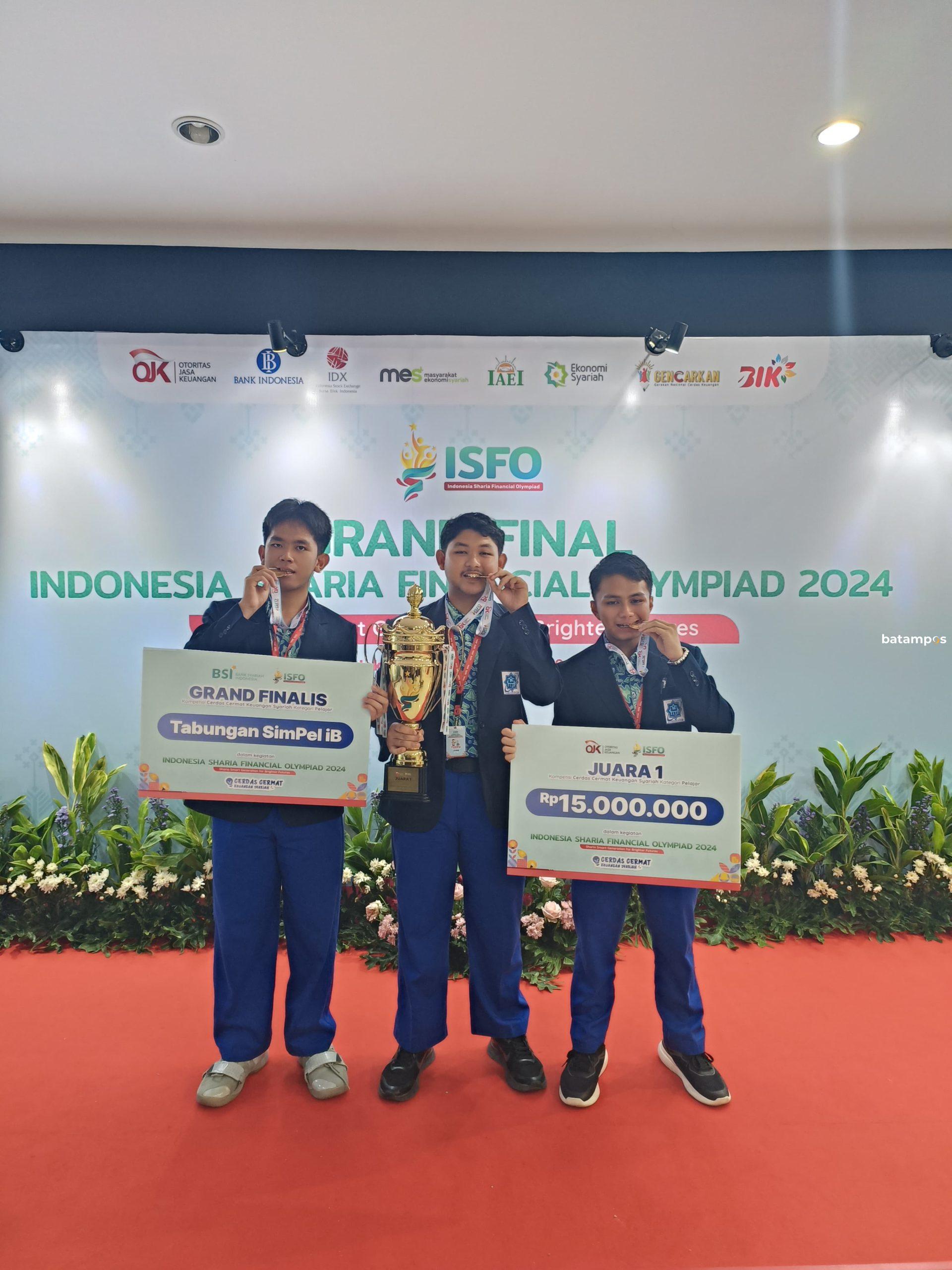 MAN Insan Cendekia Batam Juara ISFO 2024, Harumkan Kota Batam dan Nama ...